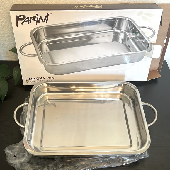 Parini | Kitchen | Parini Stainless Steel Lasagna Pan Nib | Poshmark